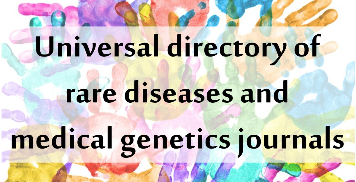 Rare diseases and medical genetics journals catalogue - Scientific ...